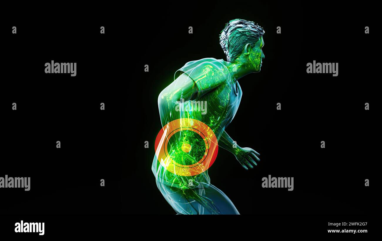 Backpain illustration hi-res stock photography and images - Alamy