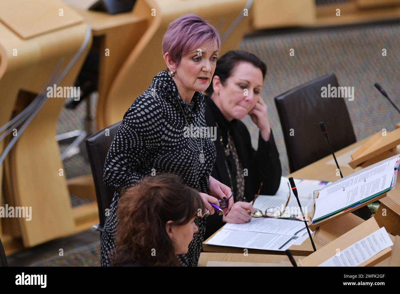 Edinburgh Scotland, UK 31 January 2024 Cabinet Secretary for Justice ...