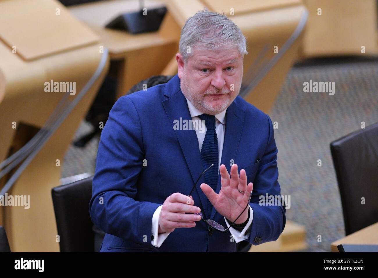 Edinburgh Scotland, UK 31 January 2024 Cabinet Secretary for ...