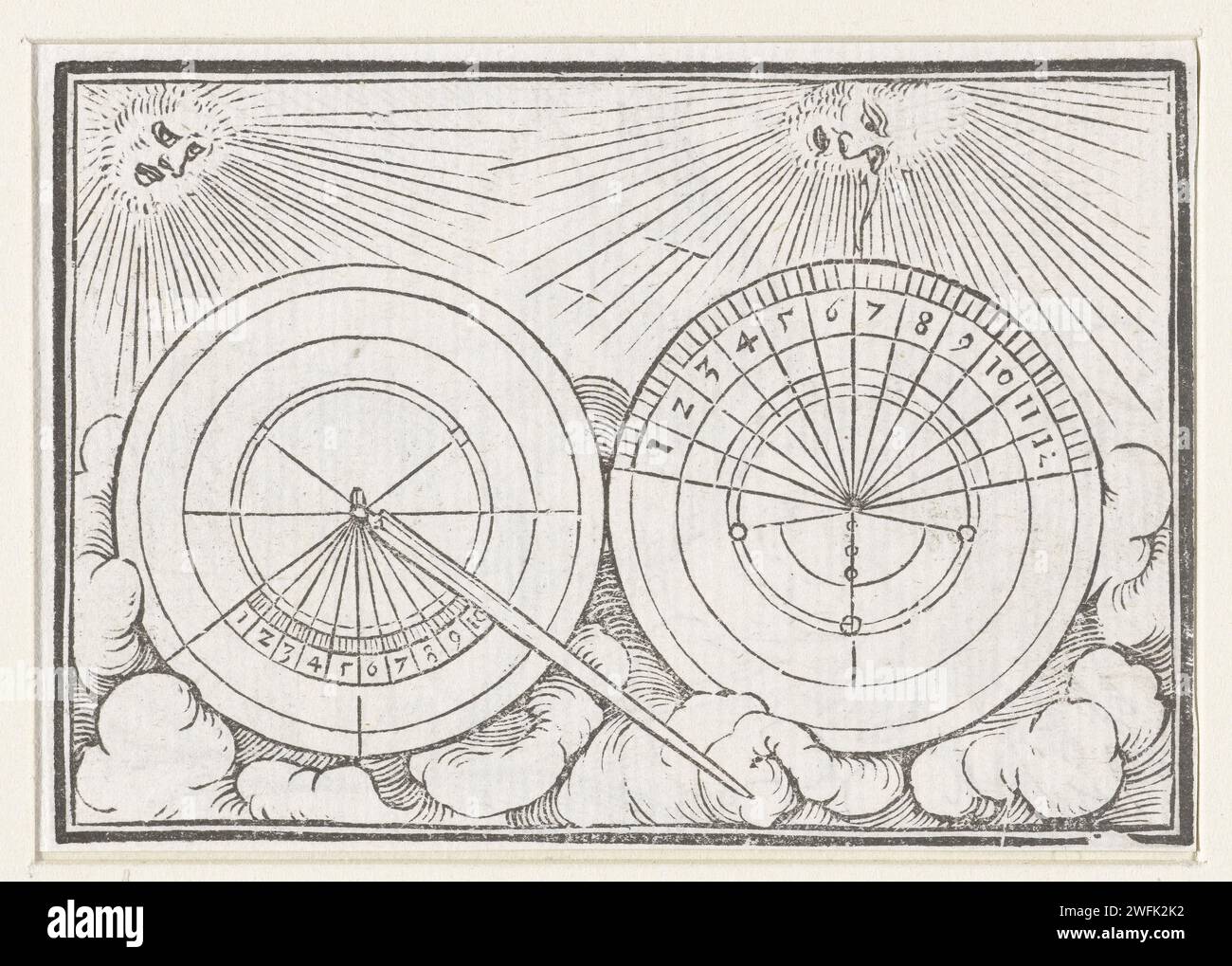 Shadow on sun pointer put back for Hezekiah, Hans Holbein (II), 1538 ...
