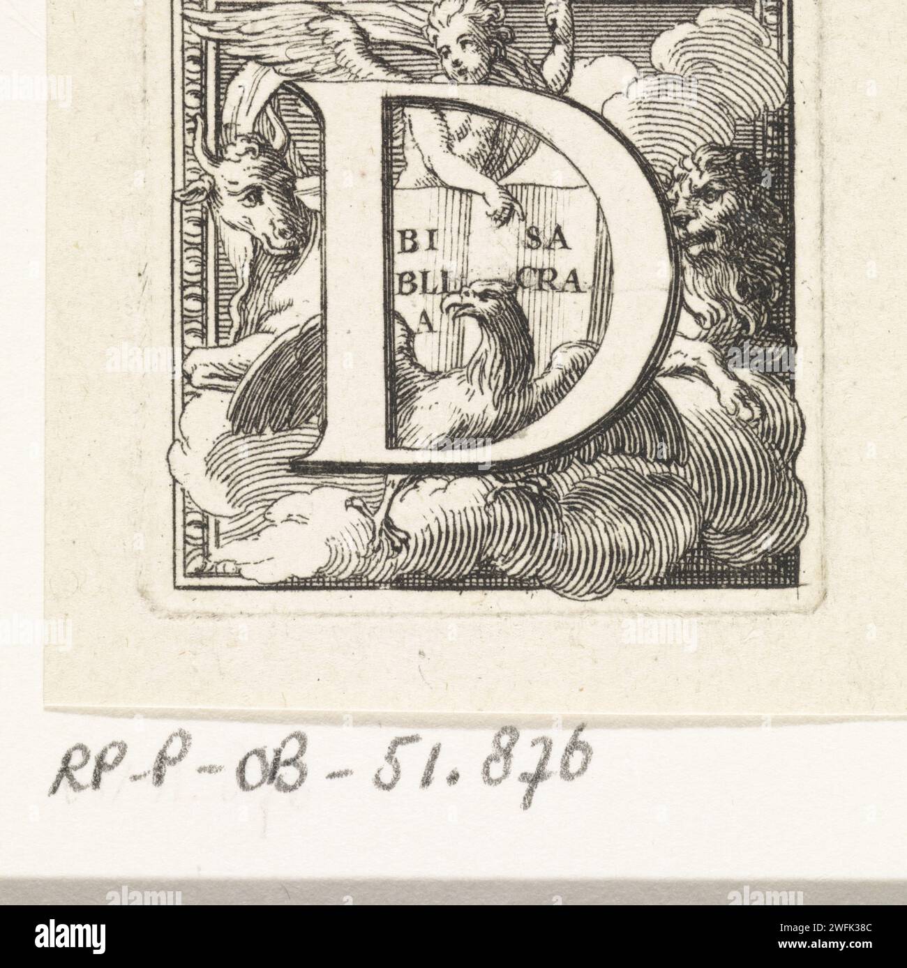 Letter D En De Vier Evangelisten, Bernard Picart (Possible), 1683 ...