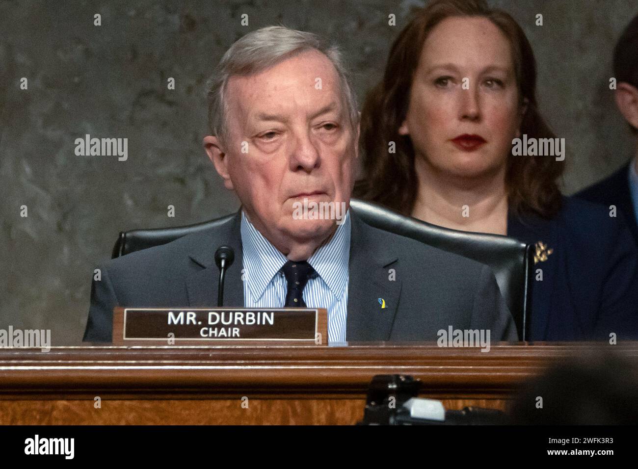 Chairman Sen. Dick Durbin, D-Ill., presides over the Senate Judiciary ...
