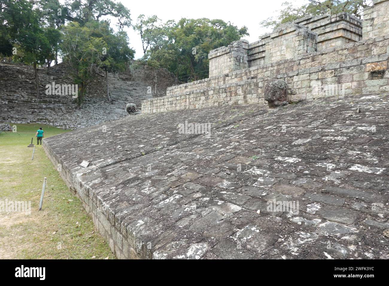 Ruins of an ancient Mayan City, Copan, Honduras, Central America Stock ...