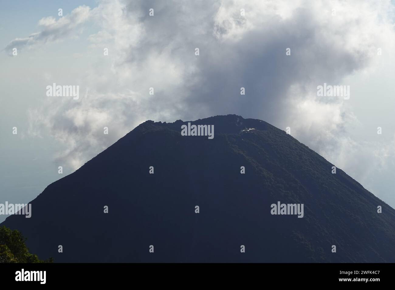 Izalco an active stratovolcano near Santa Ana volcano, El Salvador ...
