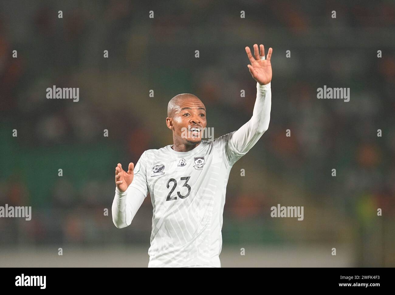 January 30 2024: Thapelo James Morena (South Africa) // during a ...