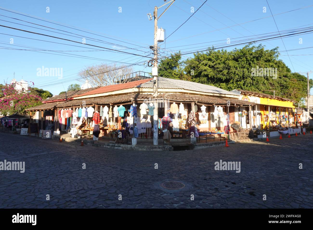 Village of Concepcion de Ataco, El Salvador Central America Stock Photo ...