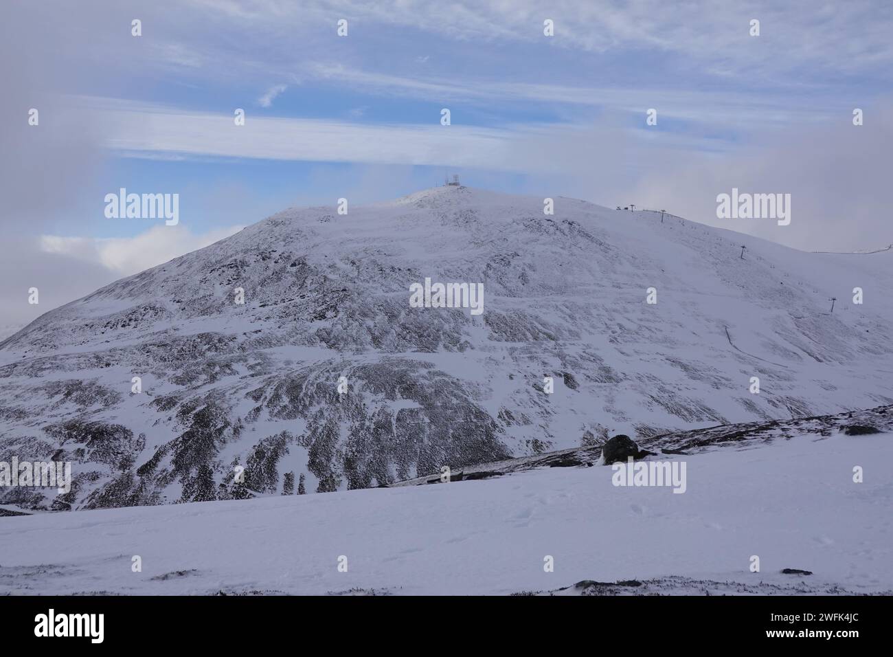 The Cairnwell Glenshee, a Munro Mountain in Cairngorms, Scotland Stock ...