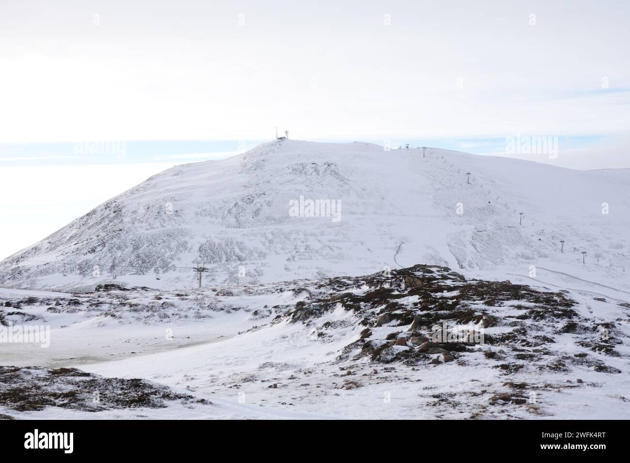 The Cairnwell Glenshee, a Munro Mountain in Cairngorms, Scotland Stock ...