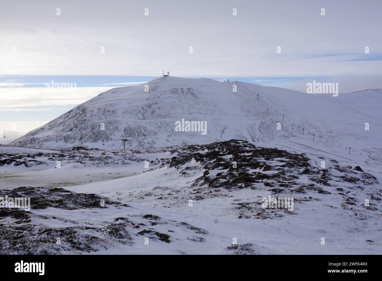 The Cairnwell Glenshee, a Munro Mountain in Cairngorms, Scotland Stock ...