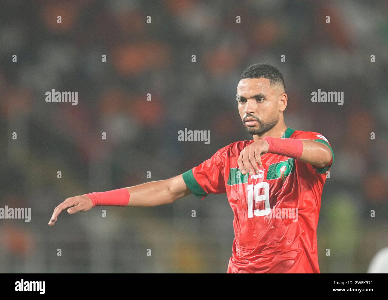 January 30 2024: Youssef En-Nesyri (Morocco) // during a African Cup of ...