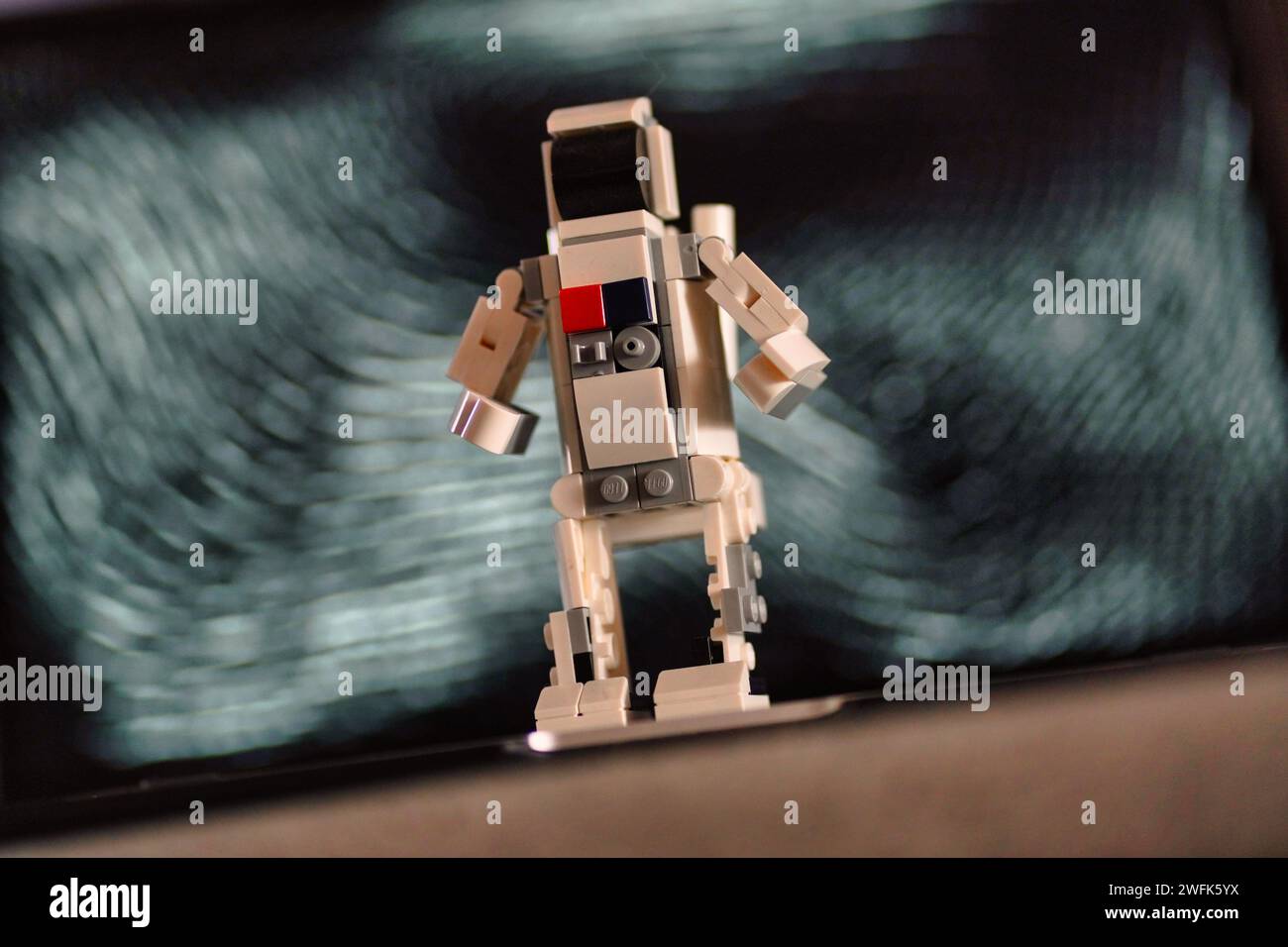 Concept of a dancing AI robot Stock Photo - Alamy