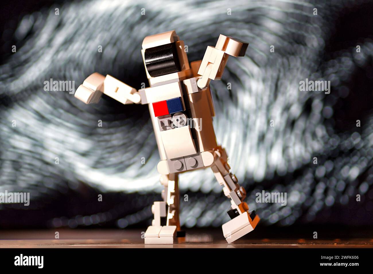 Concept of a dancing AI robot Stock Photo - Alamy