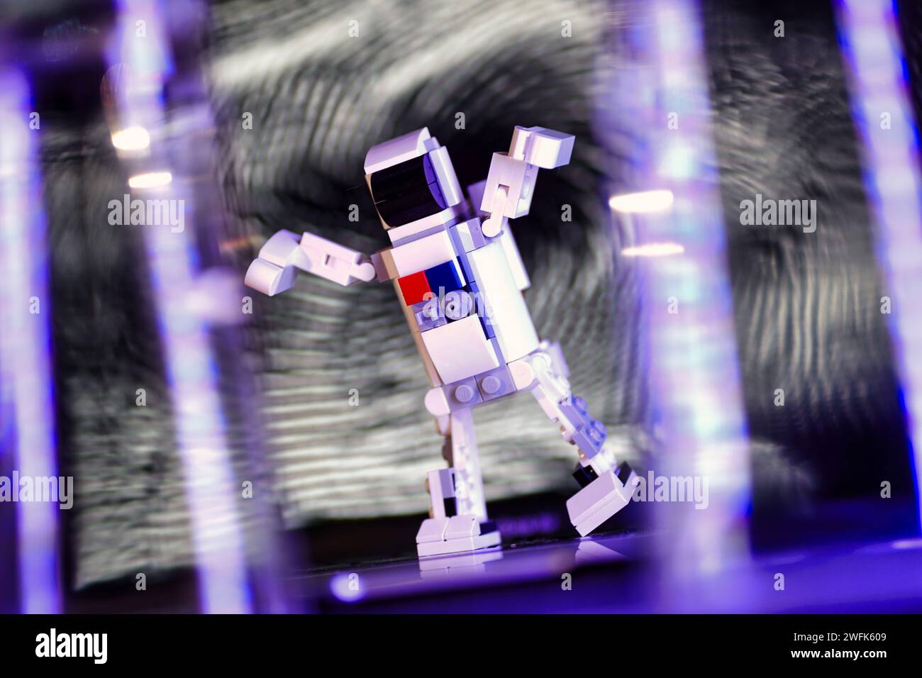 Concept of a dancing AI robot Stock Photo - Alamy