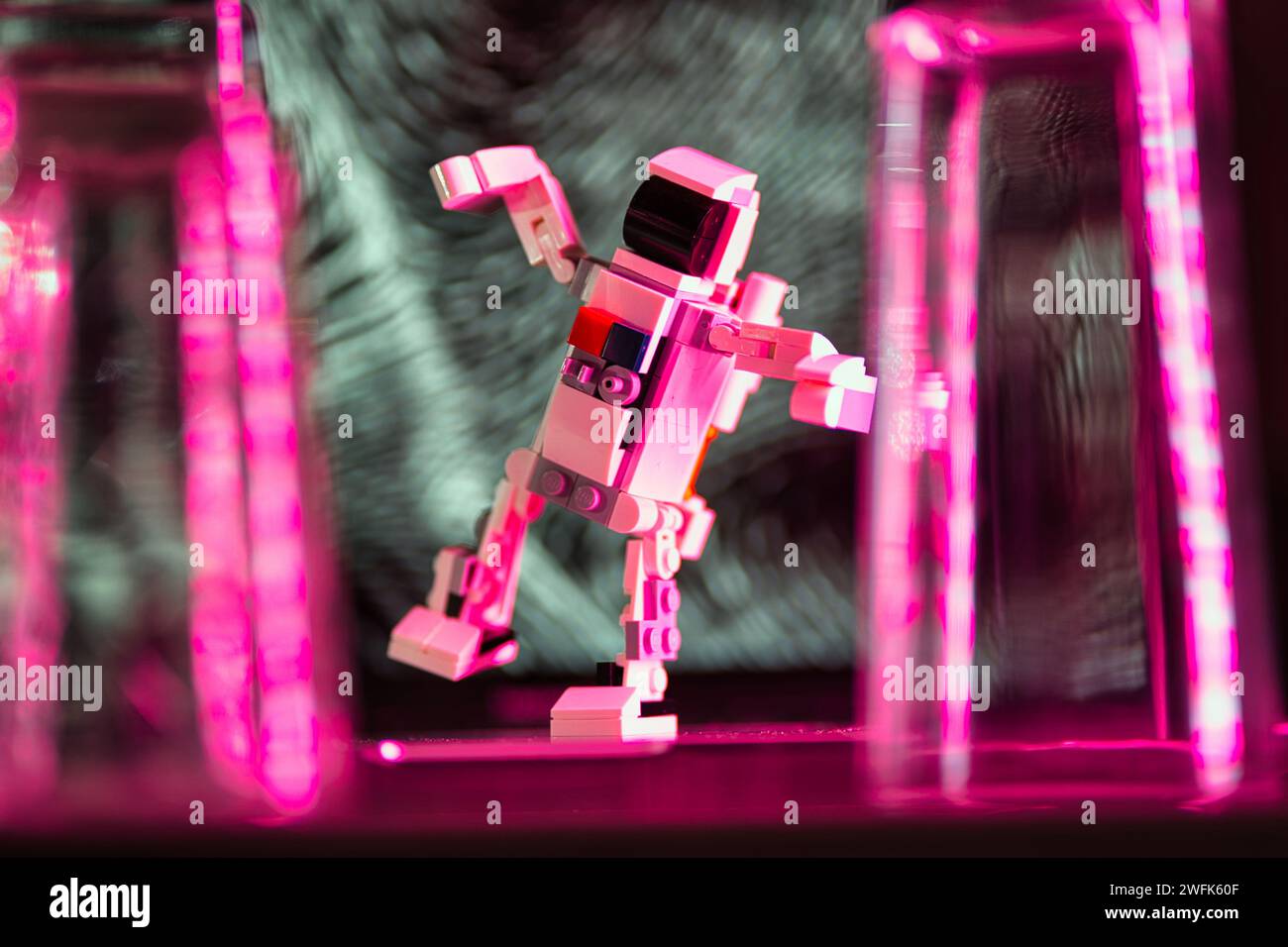 Concept of a dancing AI robot Stock Photo - Alamy