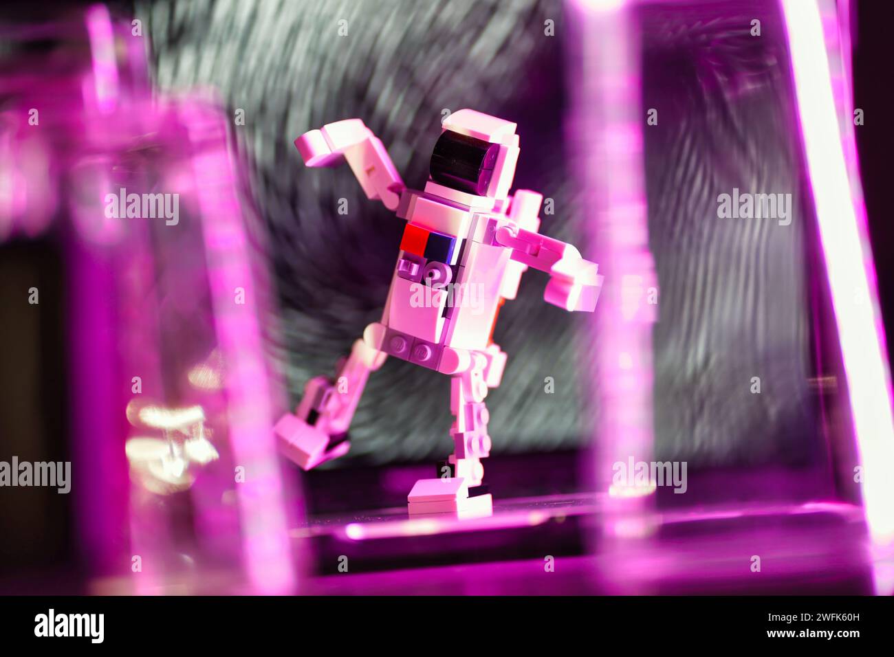 Concept of a dancing AI robot Stock Photo - Alamy