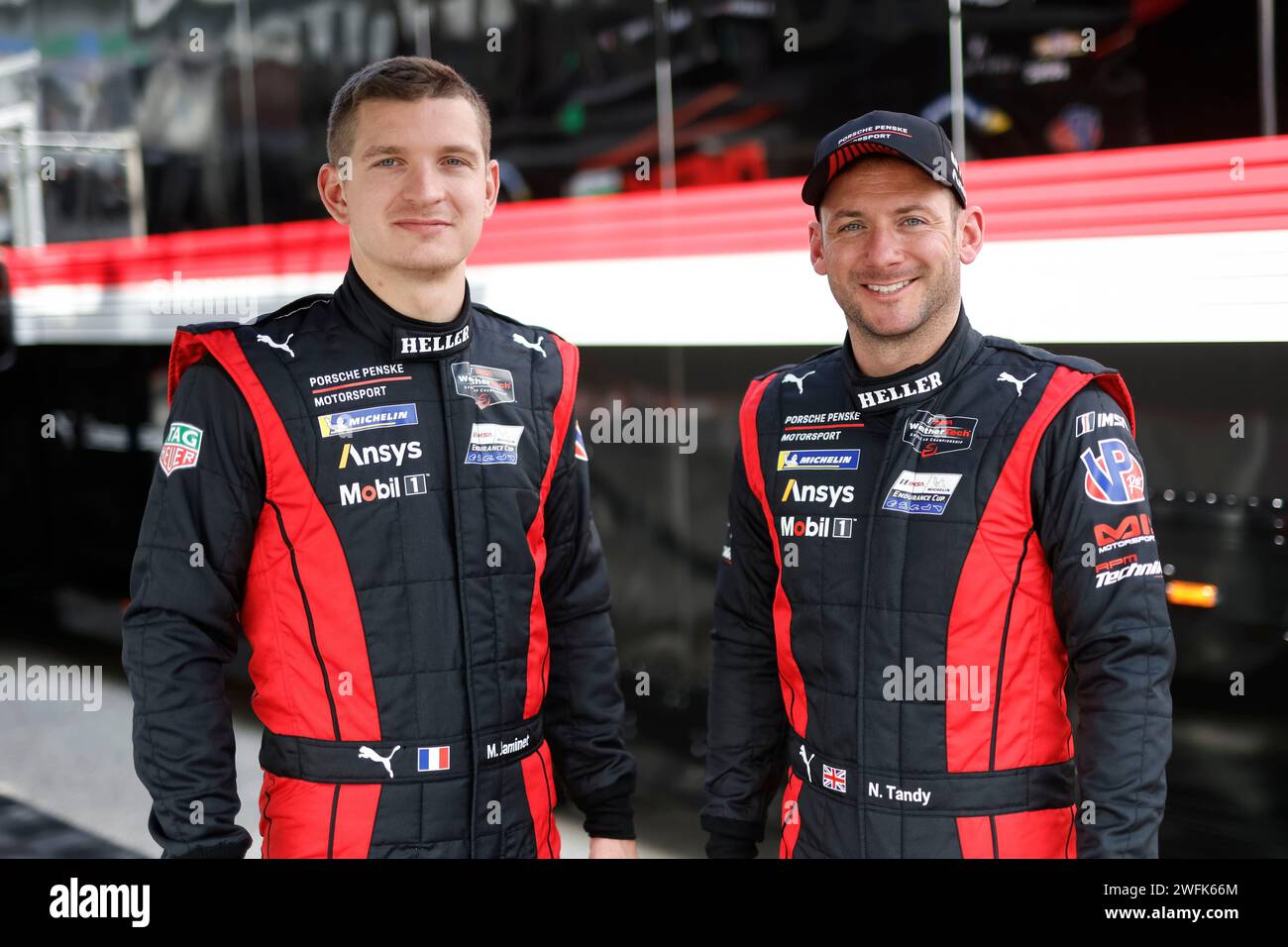 Daytona, Vereinigte Staaten. 24th Jan, 2024. Porsche Penske Motorsport ...