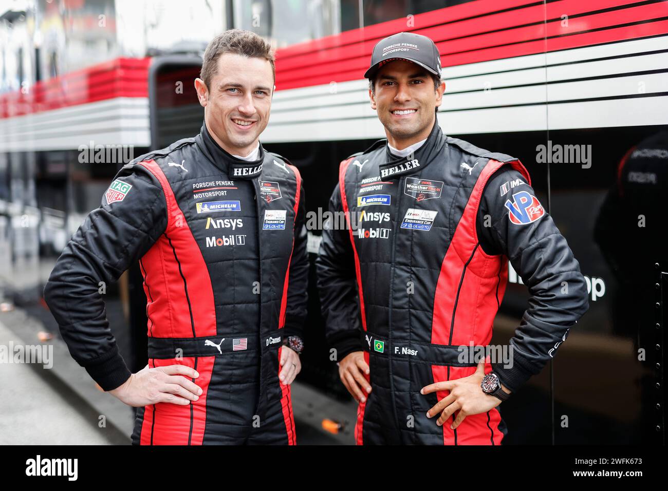 Daytona, Vereinigte Staaten. 19th Jan, 2024. Porsche Penske Motorsport ...