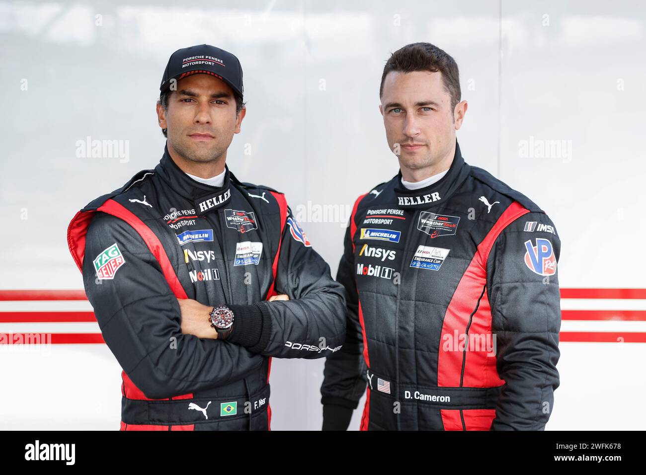 Daytona, Vereinigte Staaten. 19th Jan, 2024. Porsche Penske Motorsport ...