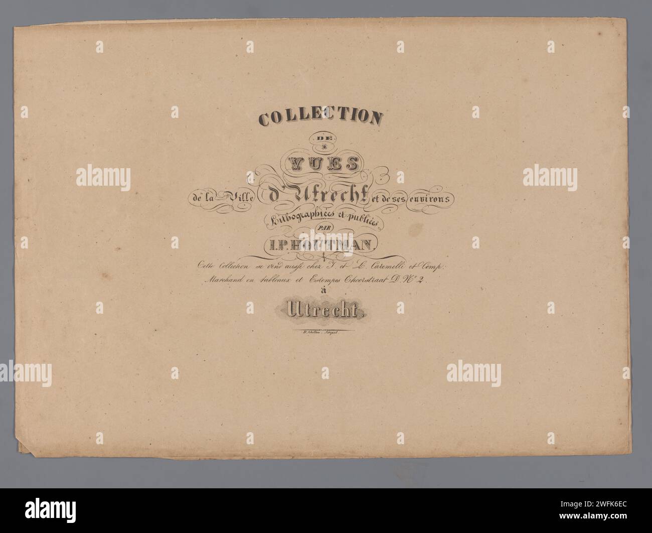 Inside cover for: description of images of faces too or at Utrecht ...