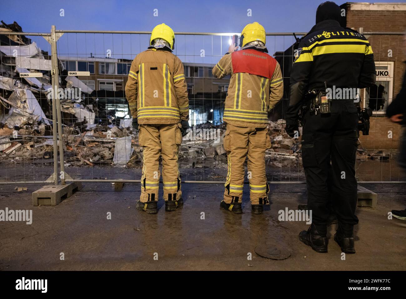 ROTTERDAM - The place where an explosion took place in a building on ...