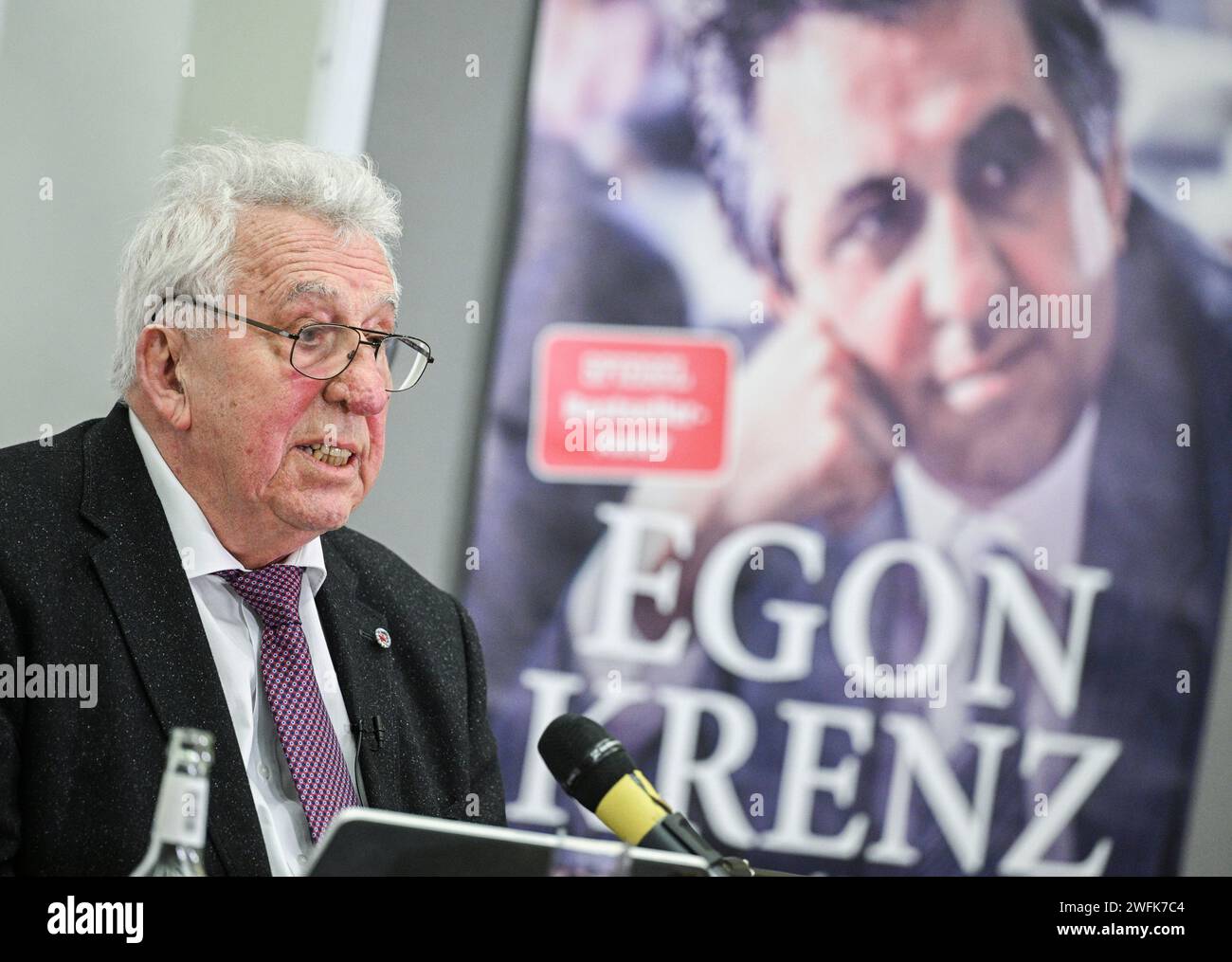 Berlin, Germany. 31st Jan, 2024. Egon Krenz, former Chairman of the ...