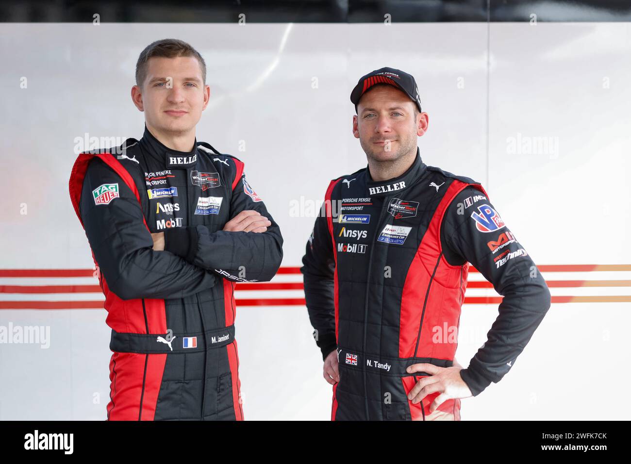 Daytona, Vereinigte Staaten. 24th Jan, 2024. Porsche Penske Motorsport ...