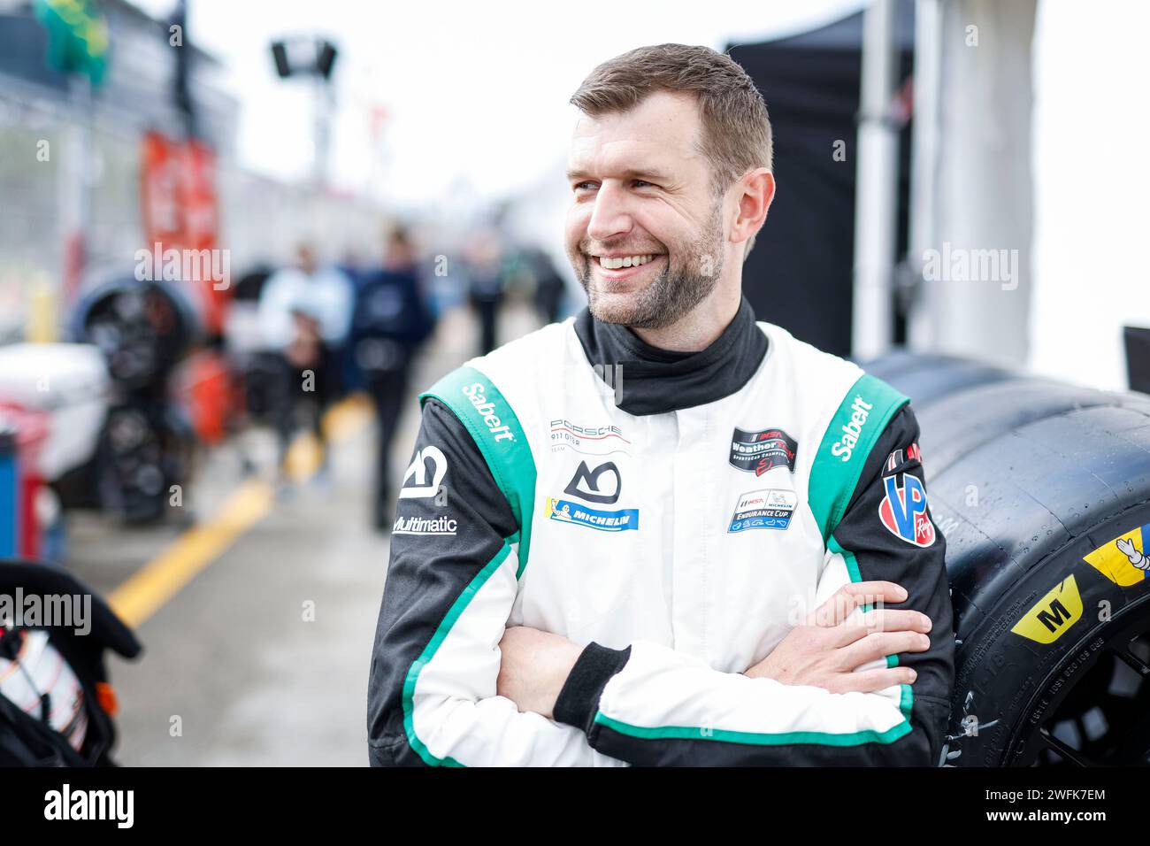 Daytona, Vereinigte Staaten. 19th Jan, 2024. AO Racing (#77), Michael ...