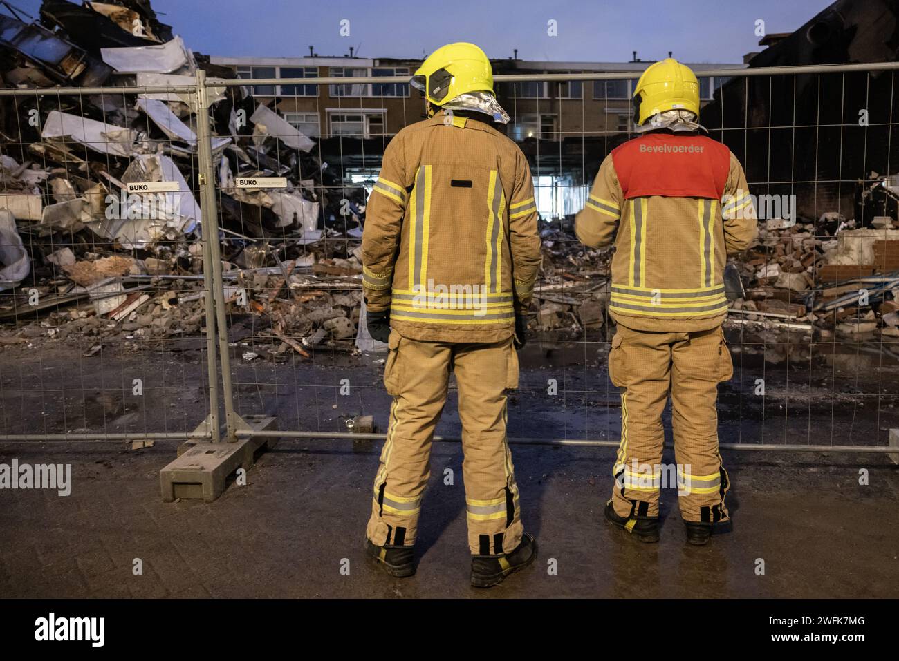 ROTTERDAM - The place where an explosion took place in a building on ...