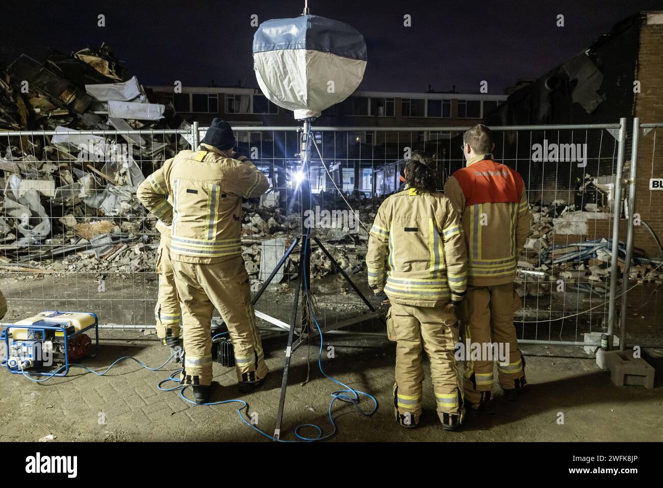 ROTTERDAM - The place where an explosion took place in a building on ...