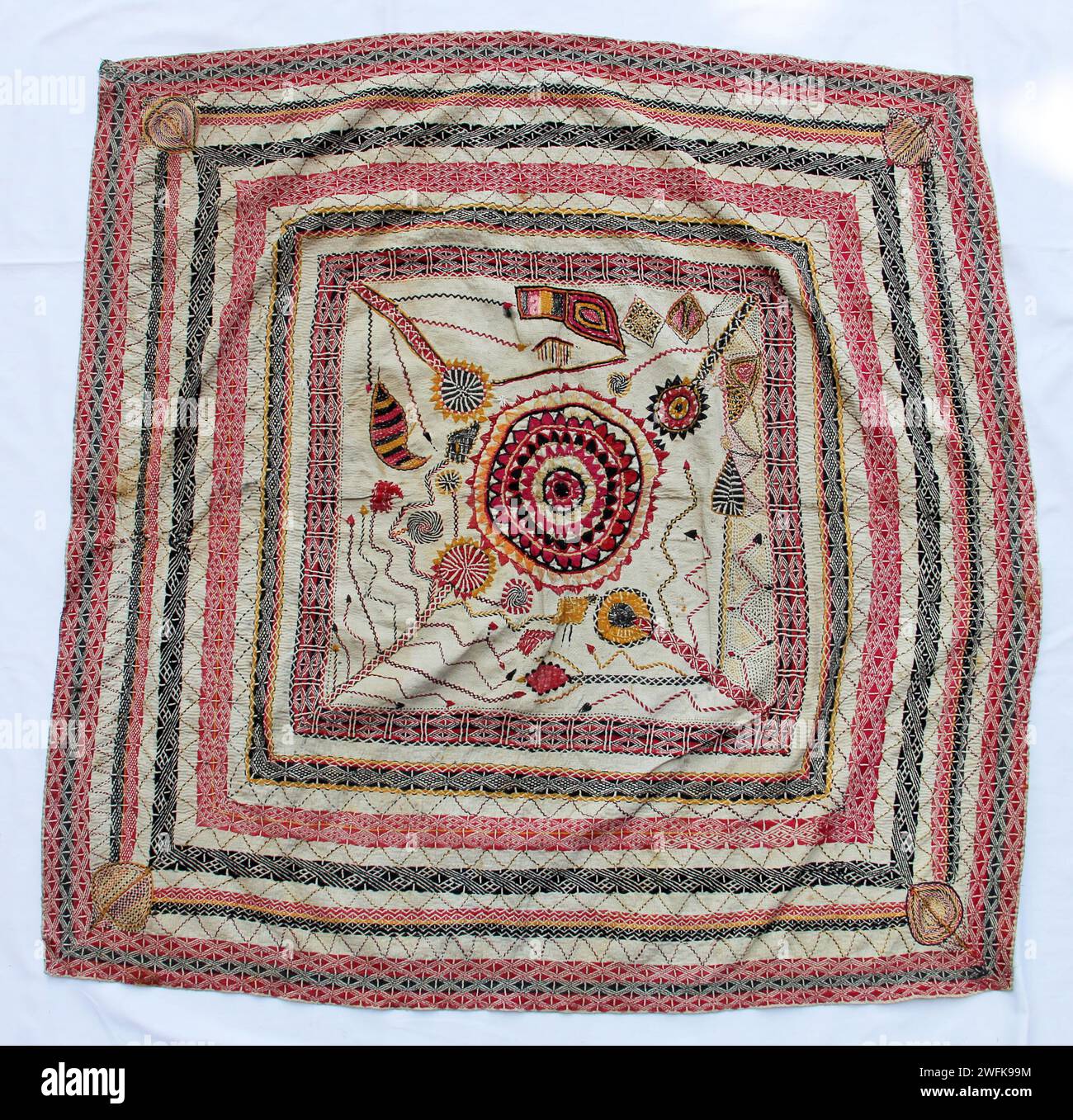 Nakshi kantha, a type of embroidered quilt, is a centuries-old Bengali ...