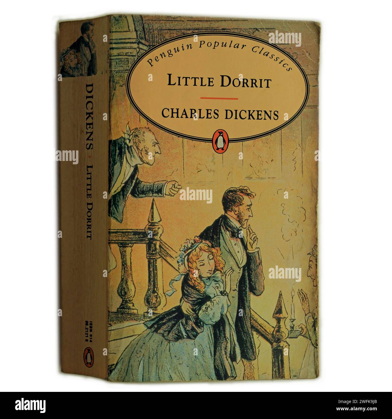 Little Dorrit by Charles Dickens. Book cover on white background ...