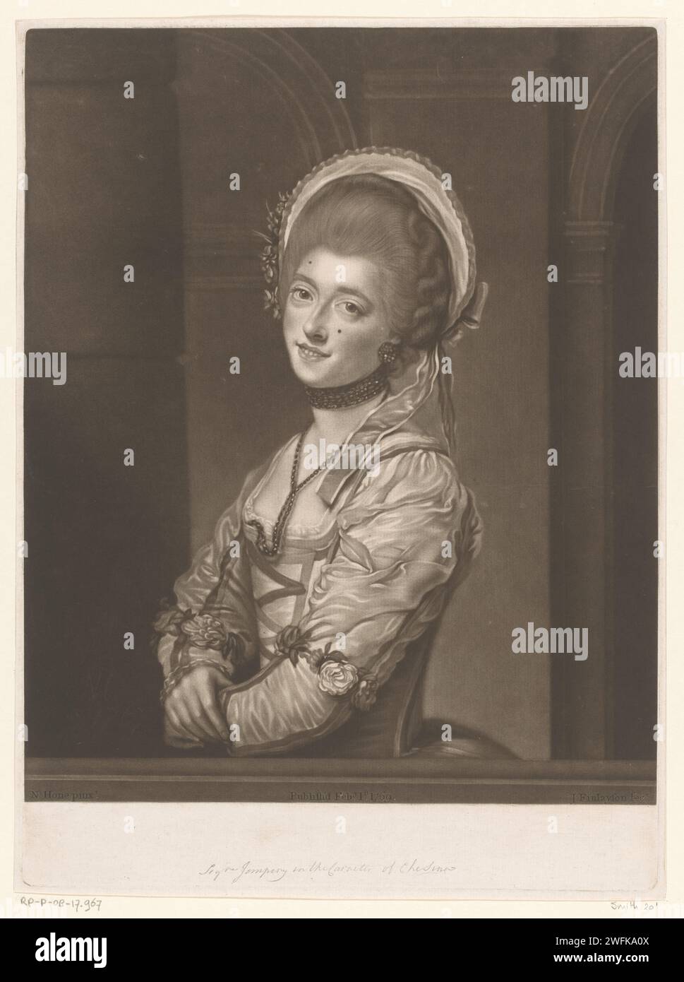 Portret Van Anna Zamperini Als Cecchina, John Finlayson, After ...
