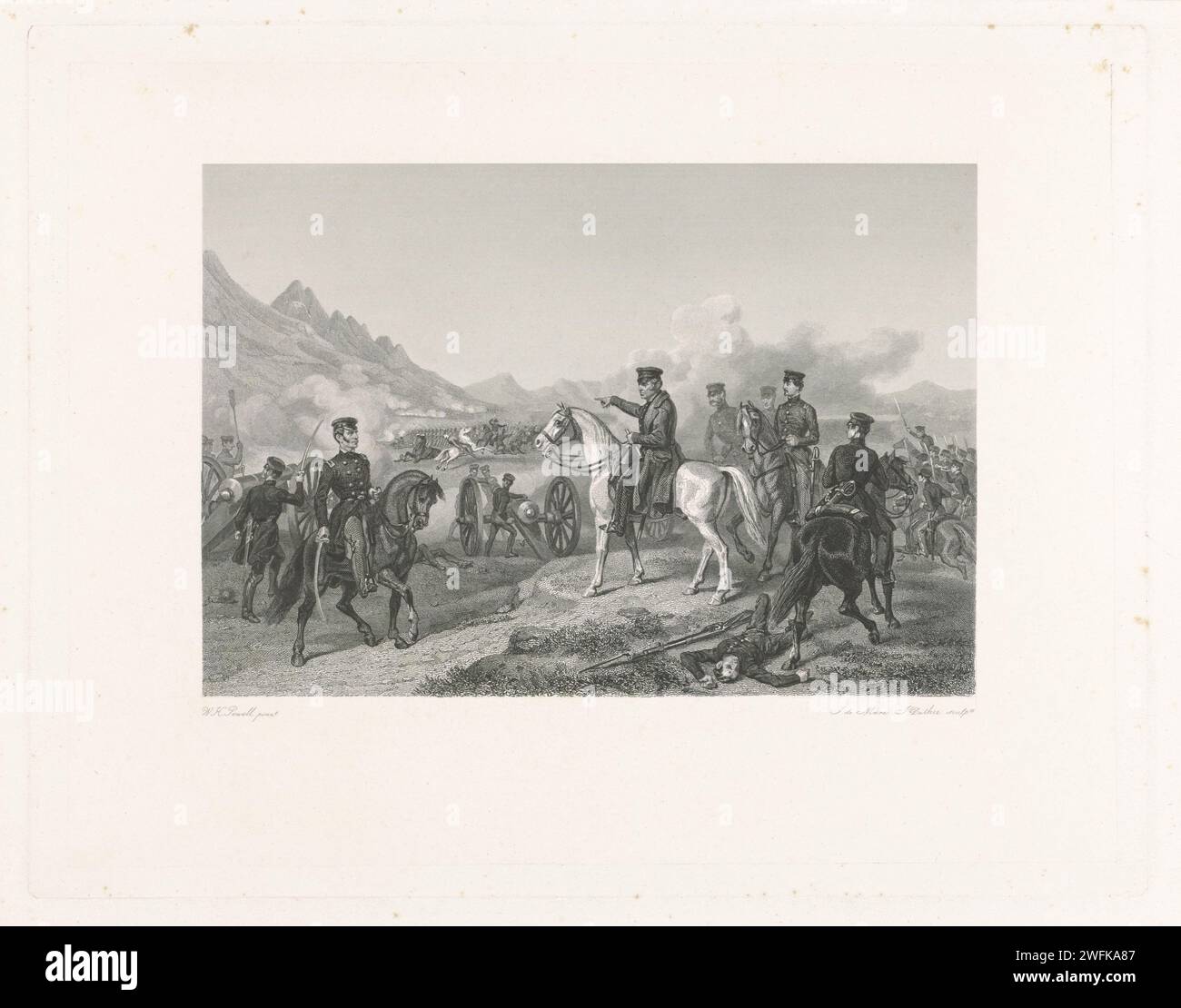 Battle, Johannes de Mare, after George William Henry Powell, 1816 ...