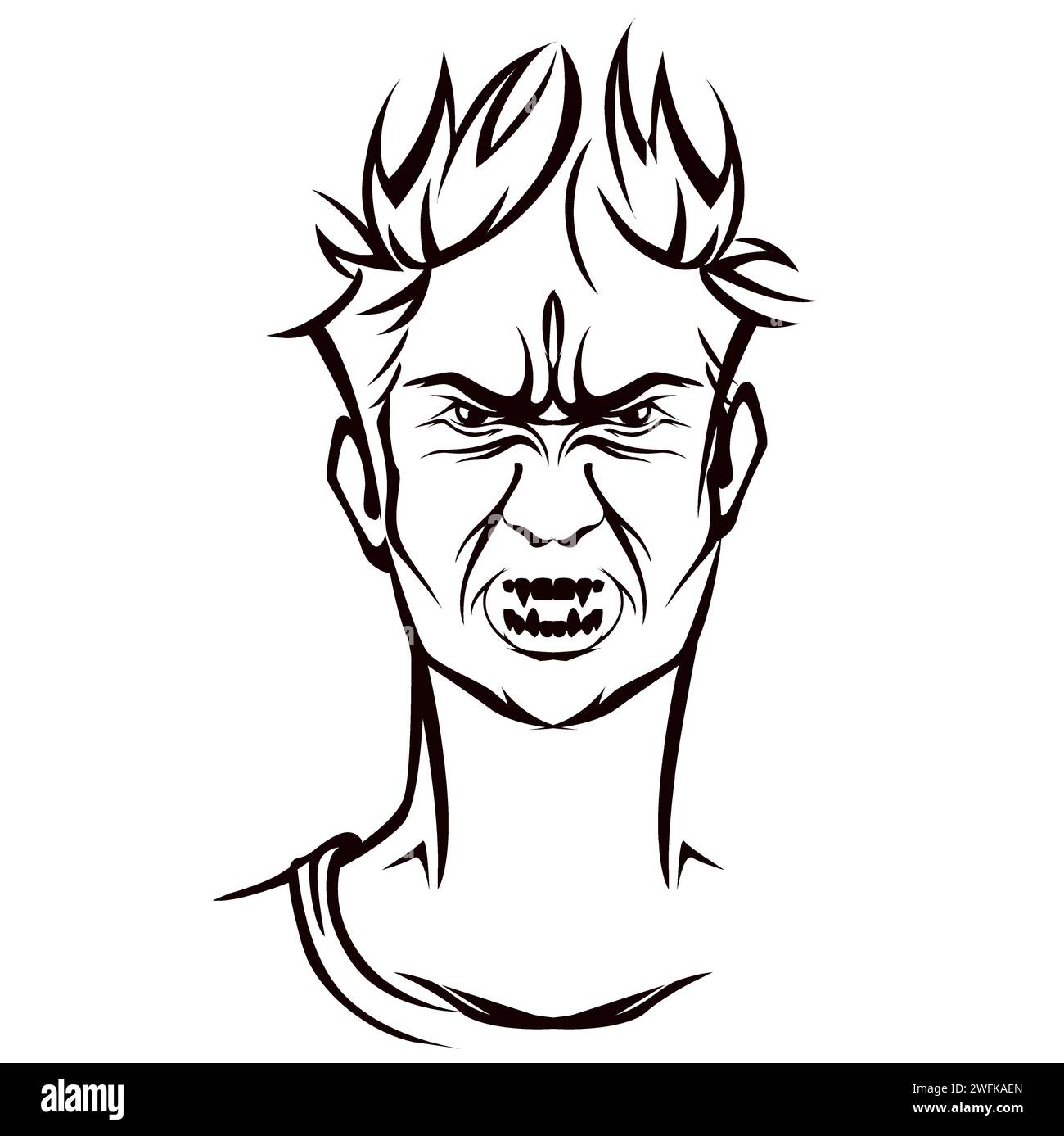 Cartoon madness Cut Out Stock Images & Pictures - Alamy