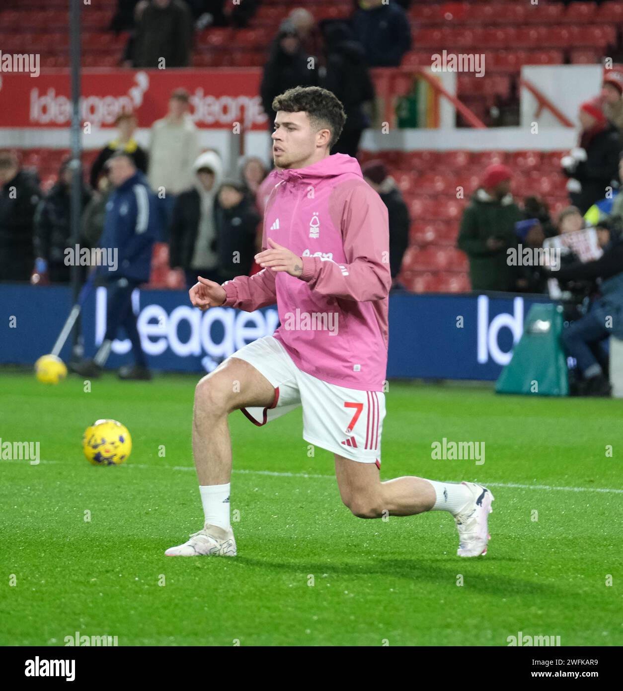 The City Ground, Nottingham, UK. 30th Jan, 2024. Premier League ...