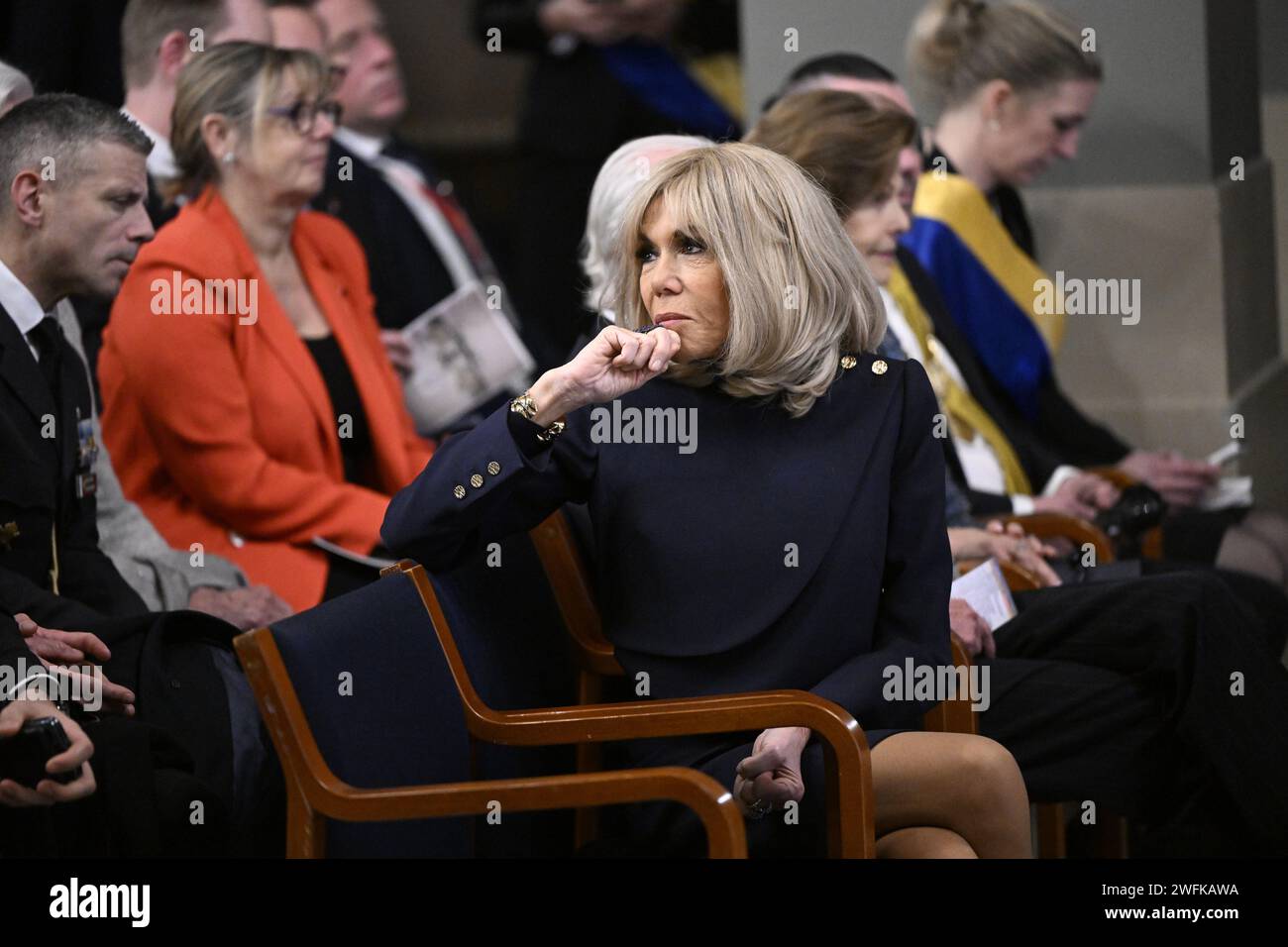 LUND, SWEDEN 20240131France's first lady Brigitte Macron in the ...