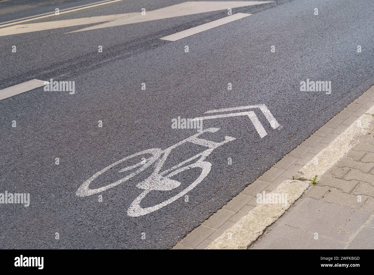 Dedicated cycle route hi-res stock photography and images - Alamy