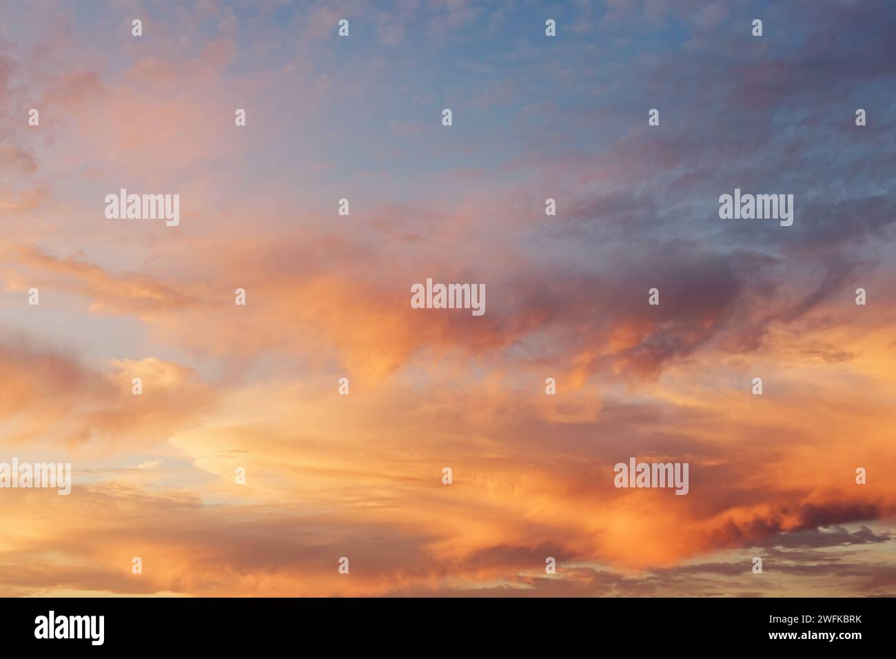 Beautiful dramatic sunset sky Stock Photo - Alamy