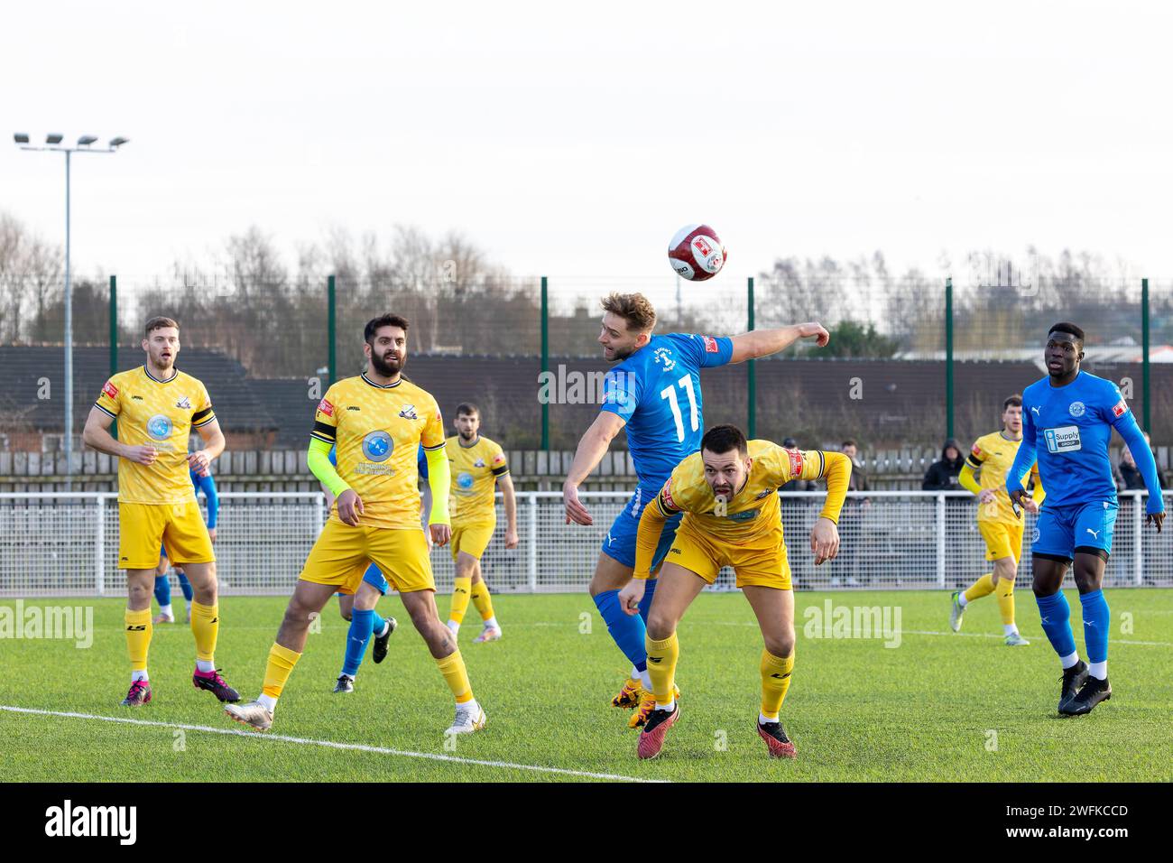 Basford FC hosted Warrington Rylands in the NPL Premier League 2024 ...
