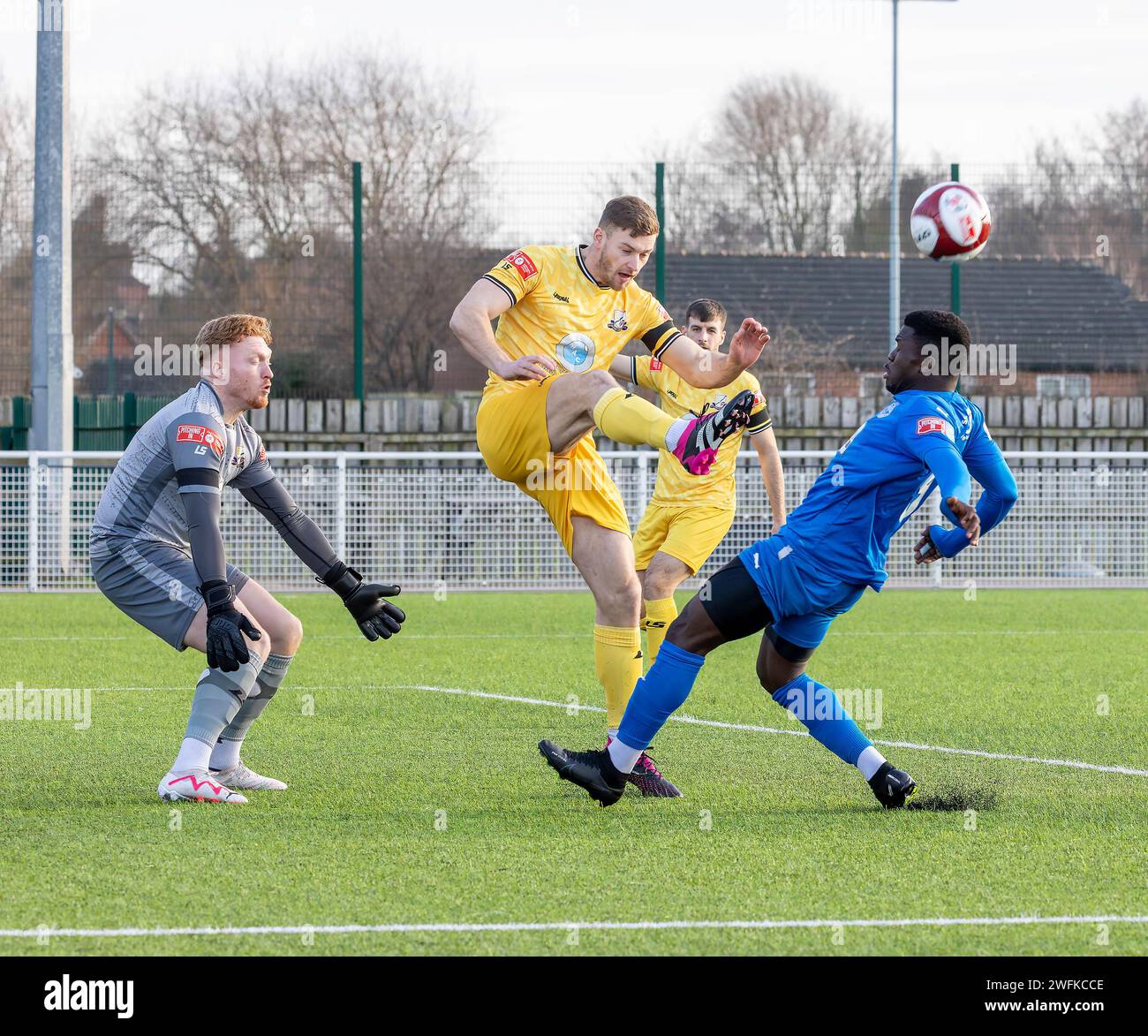 Basford FC hosted Warrington Rylands in the NPL Premier League 2024 ...