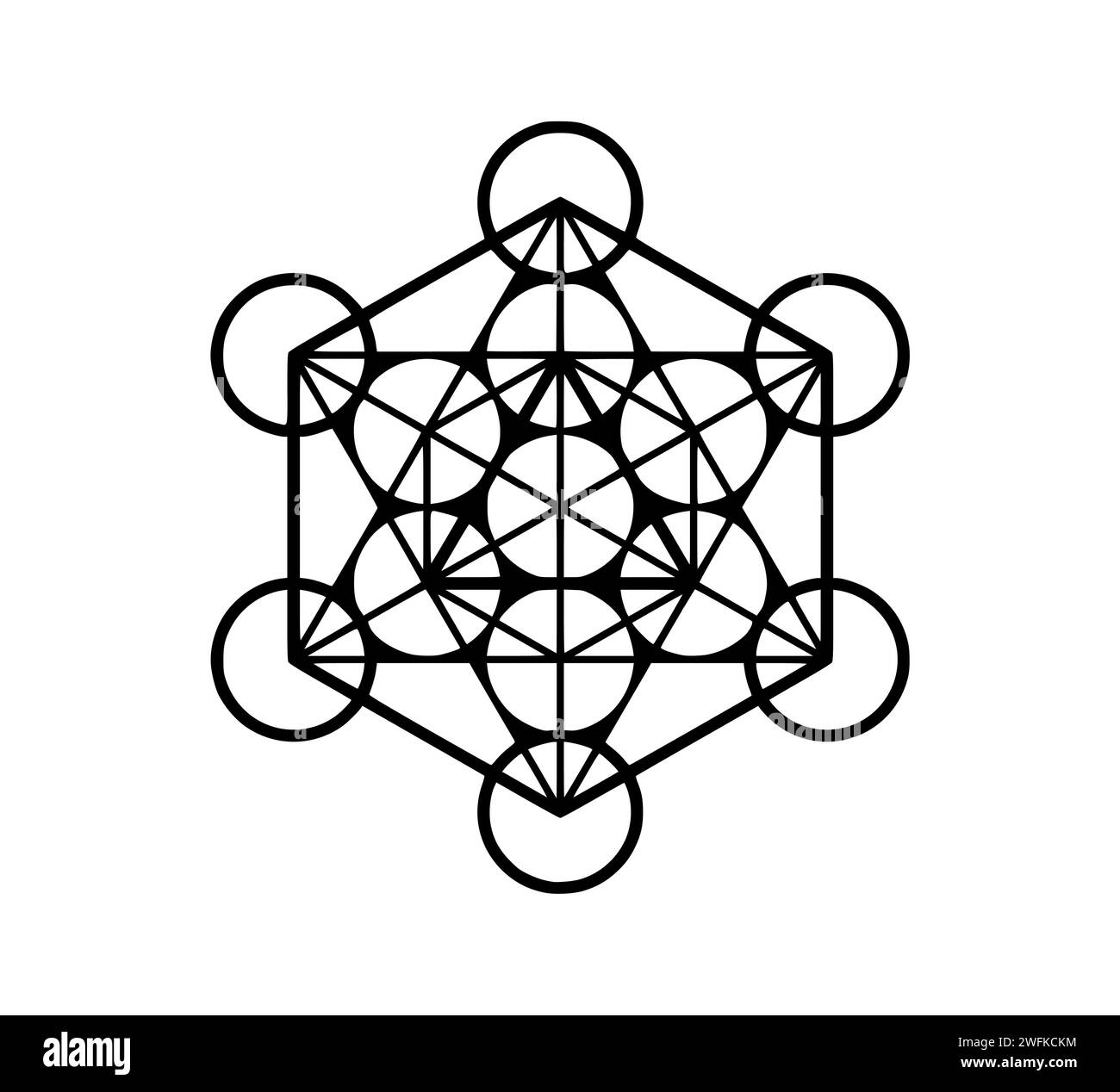 Sacred geometry pattern Cut Out Stock Images & Pictures - Alamy