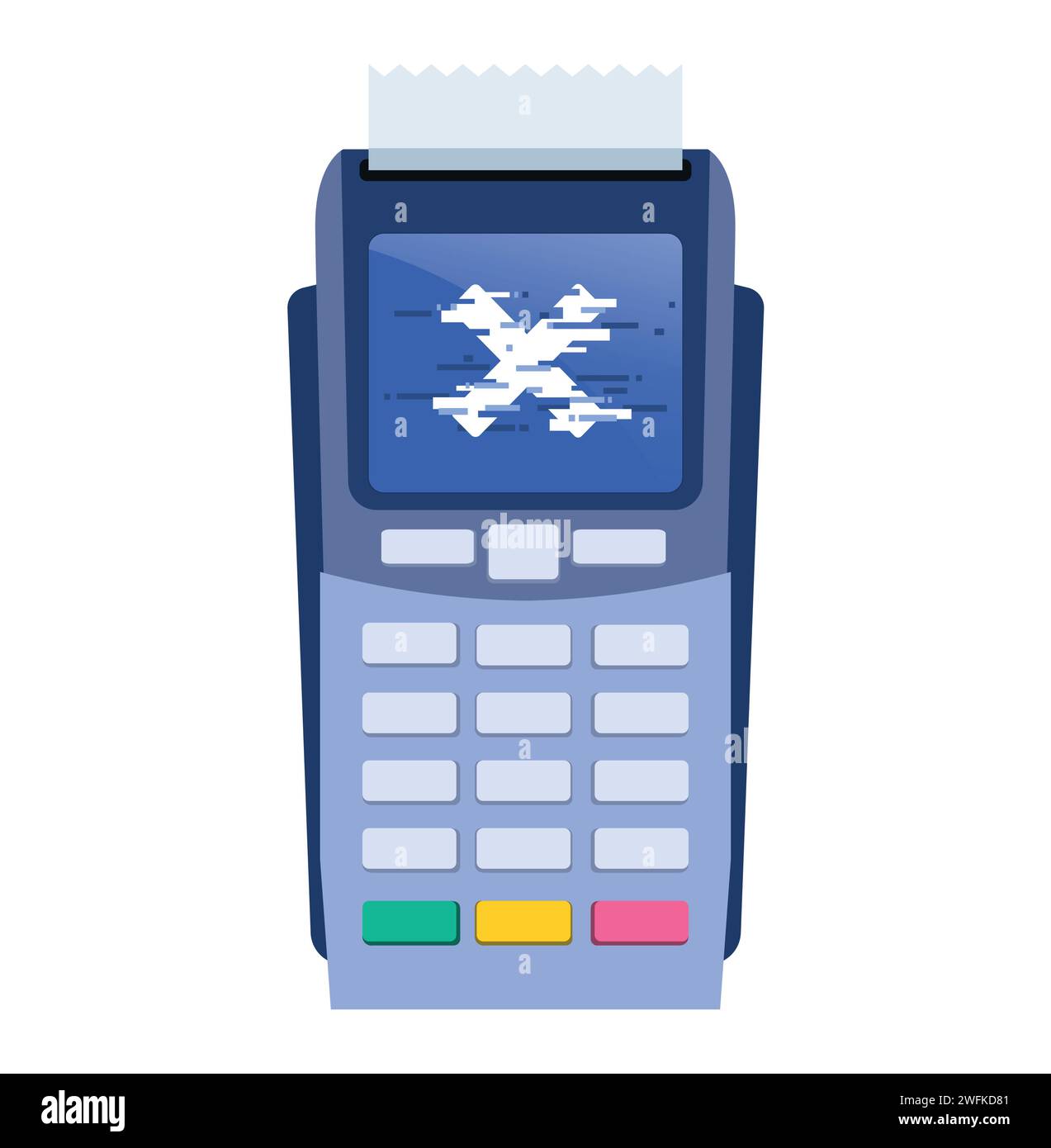 Broken number Stock Vector Images - Alamy