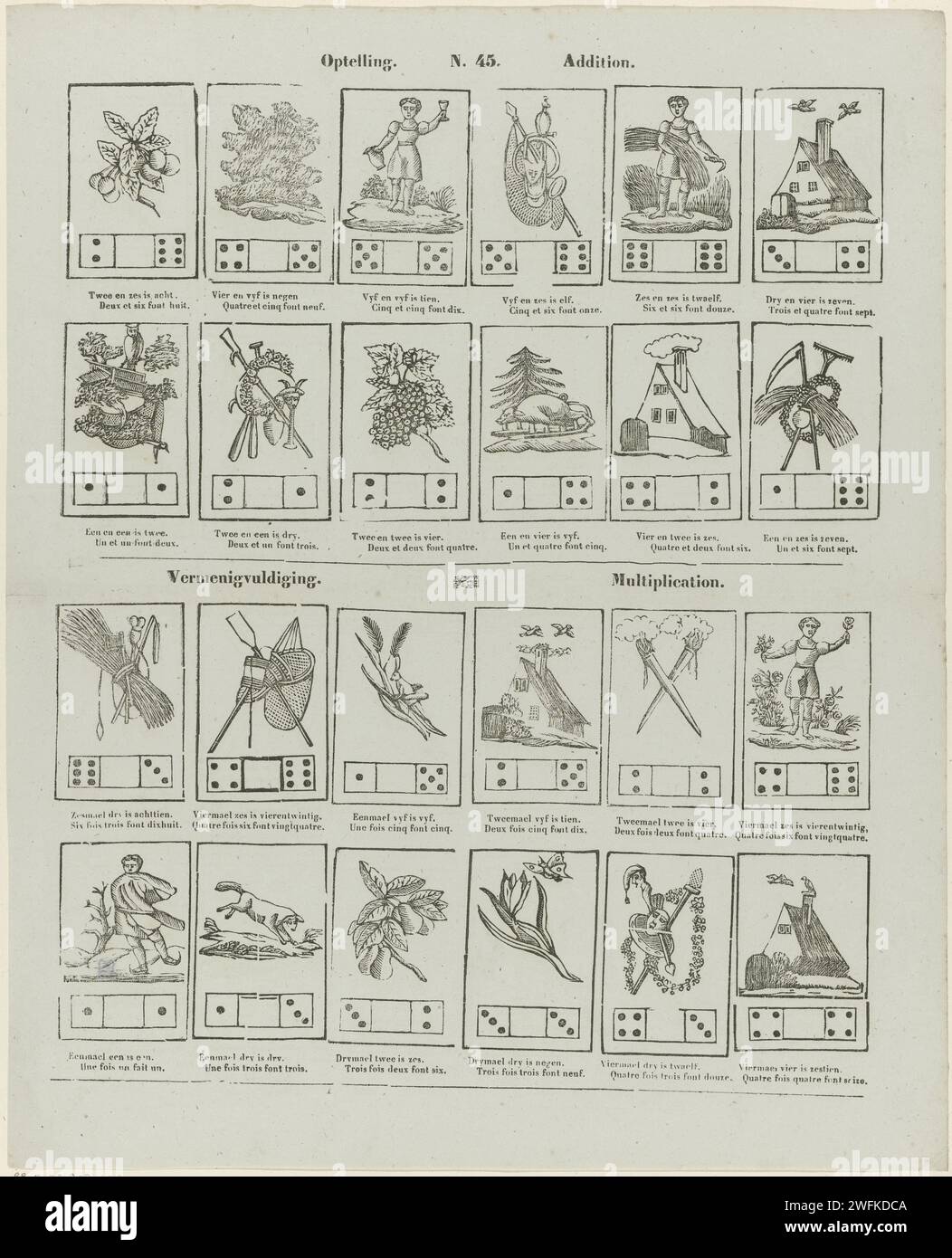 Addition / Addition / Multiplication / Multiplication, 1833 - 1900 ...