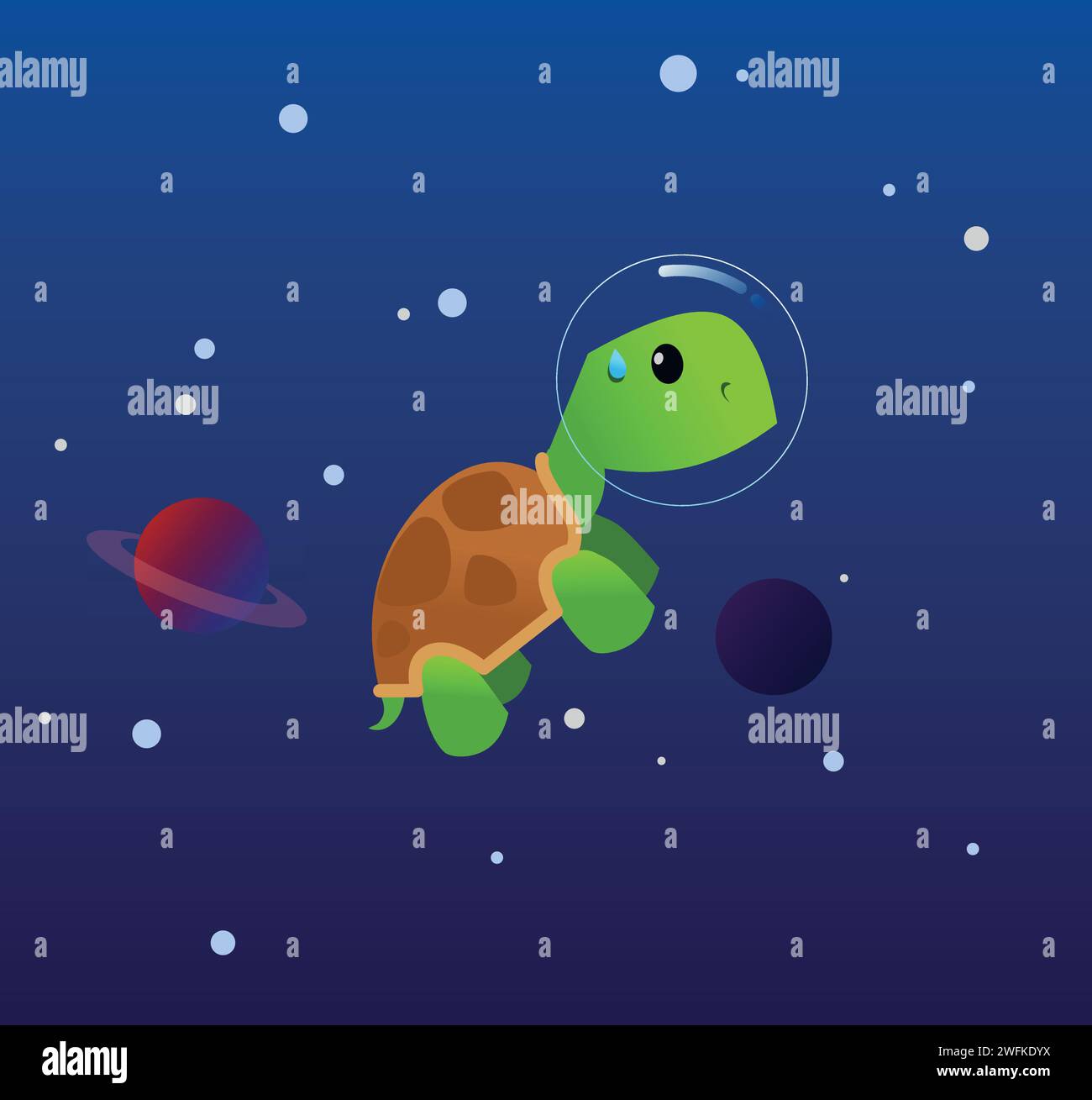 Space walking Stock Vector Images - Alamy