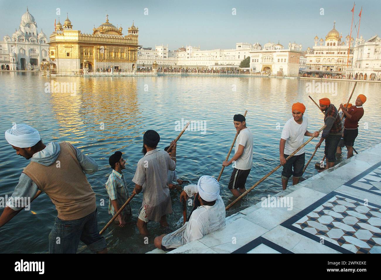 The Harmandir Sahib (or Hari Mandir) in Amritsar, Punjab, is the ...