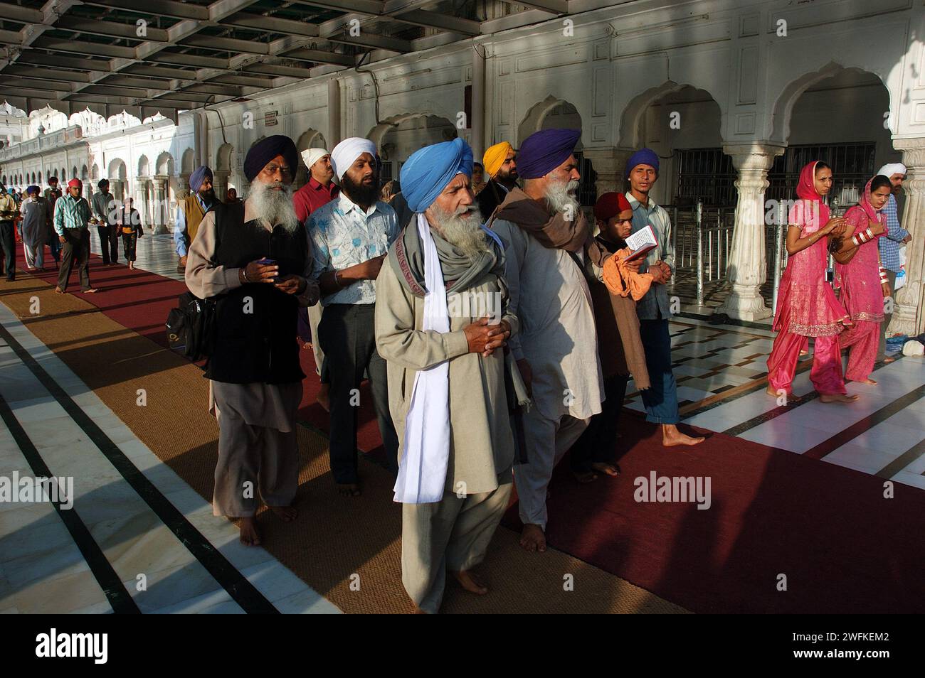 The Harmandir Sahib (or Hari Mandir) in Amritsar, Punjab, is the ...
