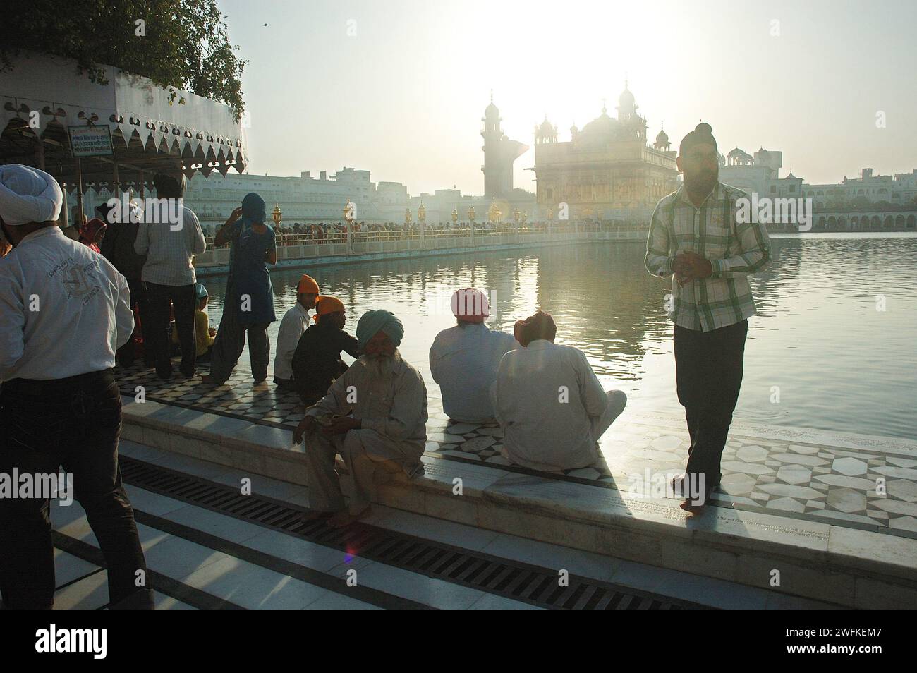 The Harmandir Sahib (or Hari Mandir) in Amritsar, Punjab, is the ...