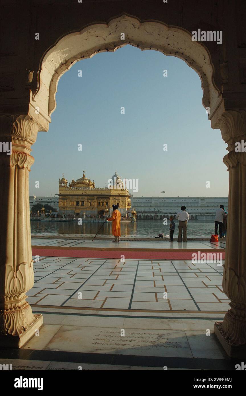 The Harmandir Sahib (or Hari Mandir) in Amritsar, Punjab, is the ...