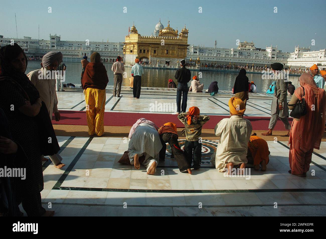 The Harmandir Sahib (or Hari Mandir) in Amritsar, Punjab, is the ...