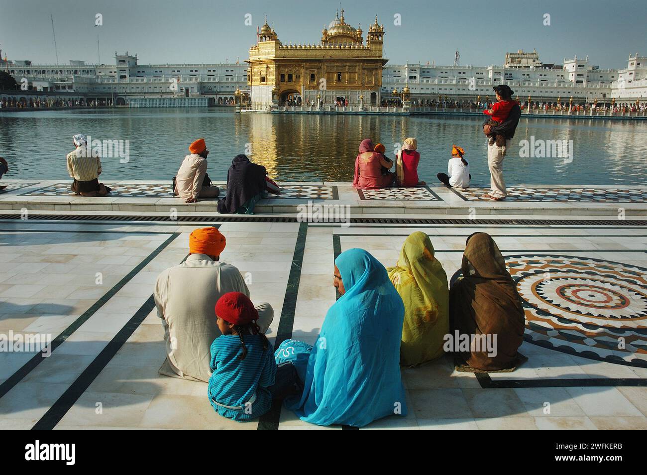 The Harmandir Sahib (or Hari Mandir) in Amritsar, Punjab, is the ...